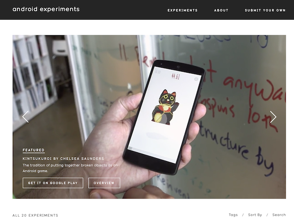 Google lance Android Experiments (open source)