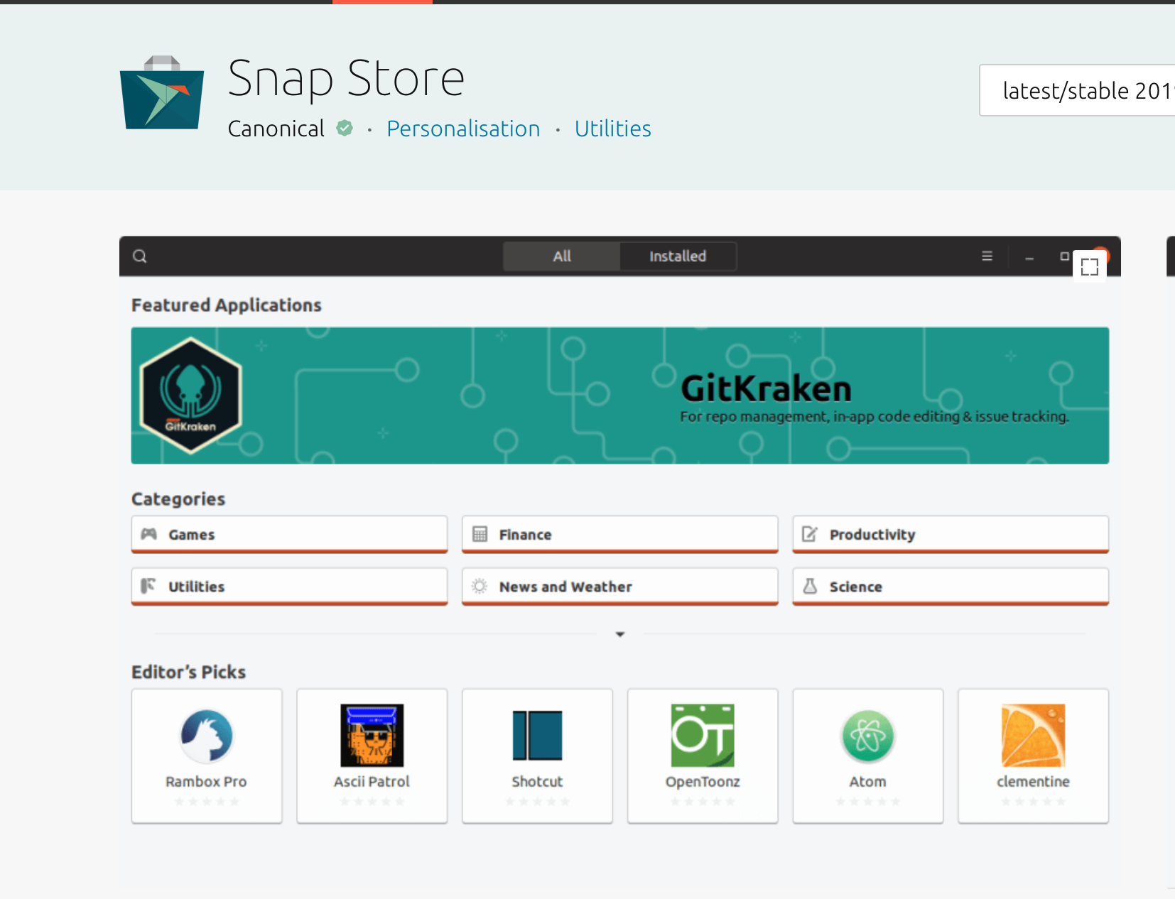 Snap Store de Canonical: ce qu'il faut savoir et comment l'installer