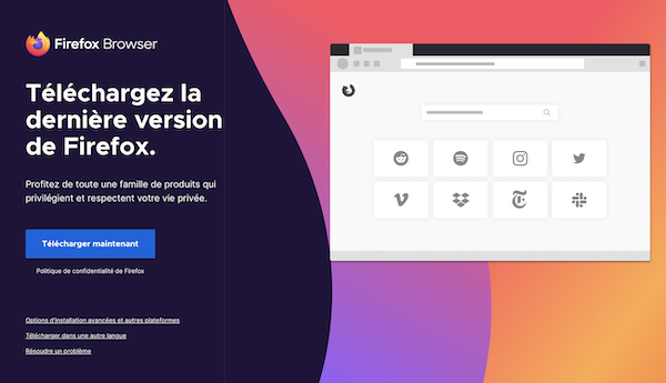 Firefox 72: nouveautés et correction d'une faille importante